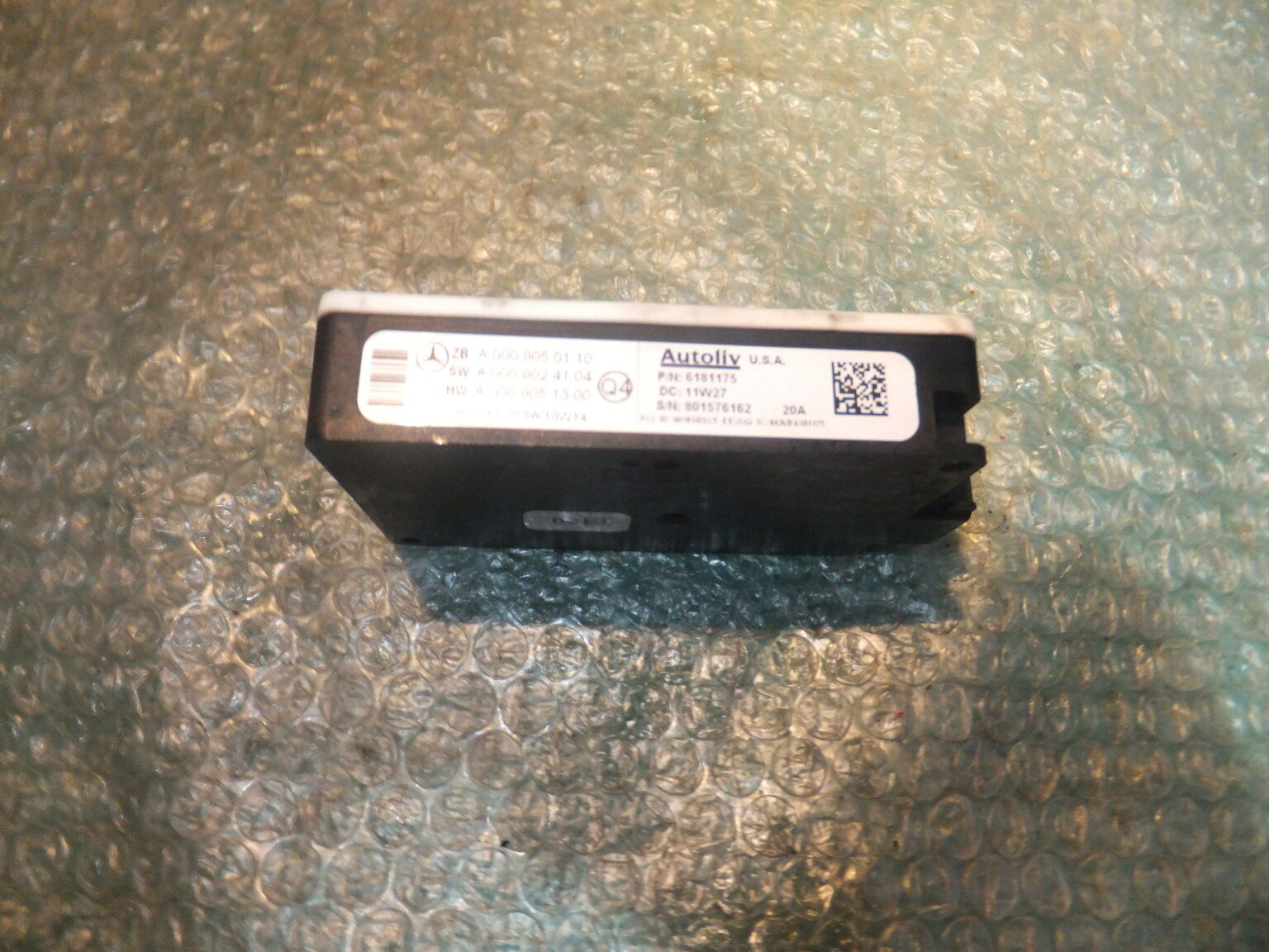 SENSOR RADAR DE PROXIMIDAD DE PARAGOLPES TRASERO A0009050110 MERCEDES ...