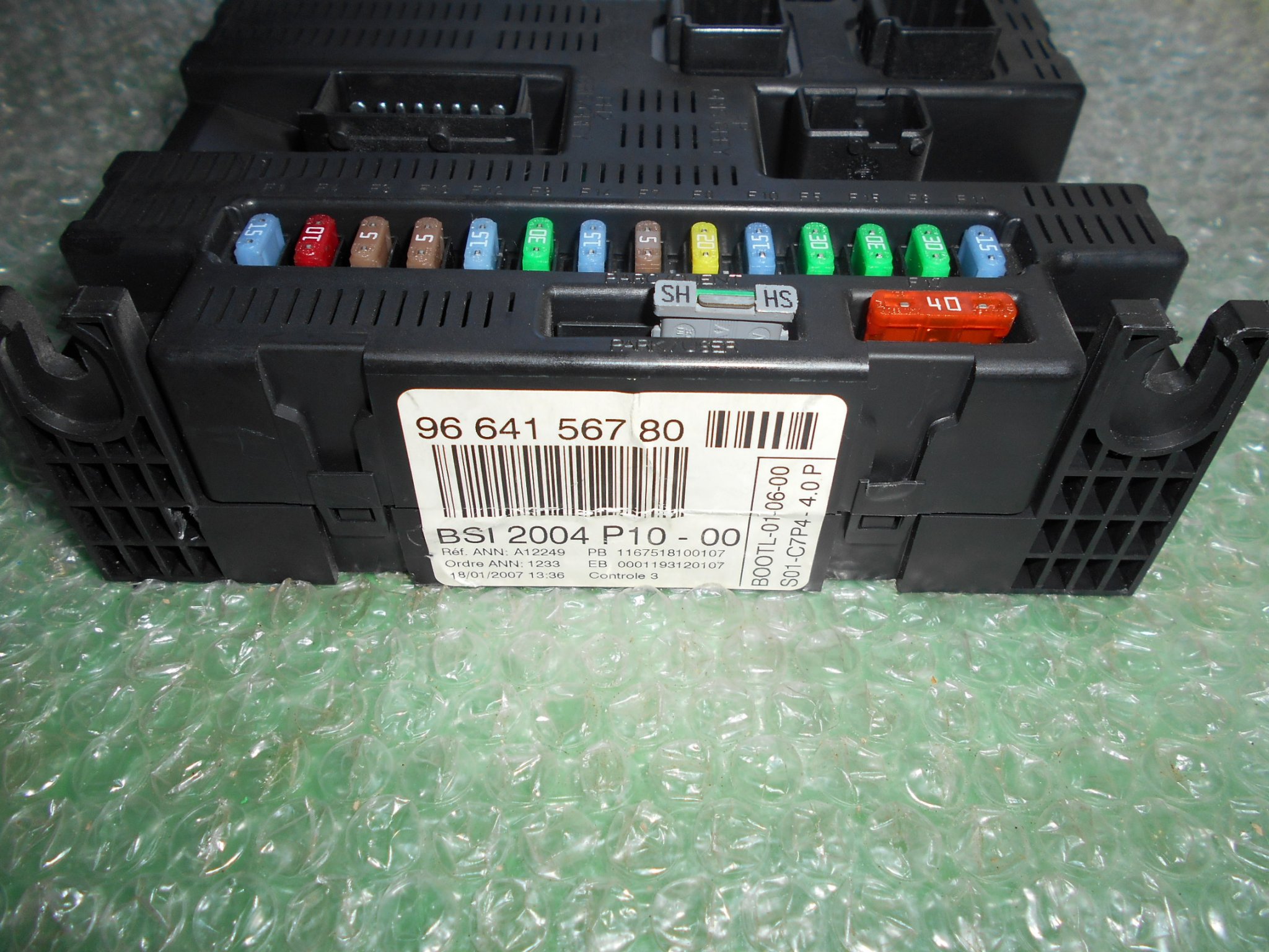 MODULO DE CONFORT BSI 9664156780 CITROEN C2 - CITROEN C3 - CITROEN C4 ...